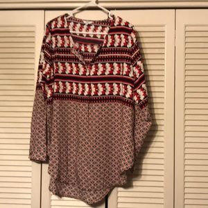 crown & ivy | Tops | Nwt Crown And Ivy Tunic Size Large | Poshmark